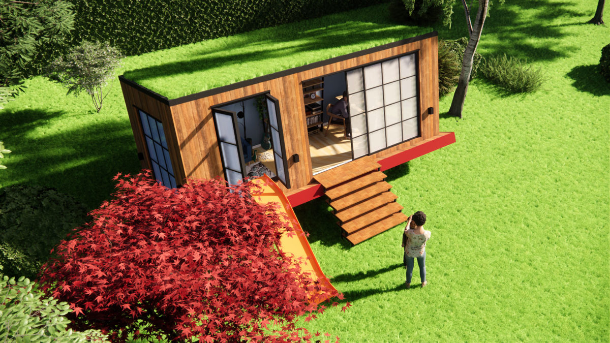 We Unveil The First Upside-down Garden Room In The World